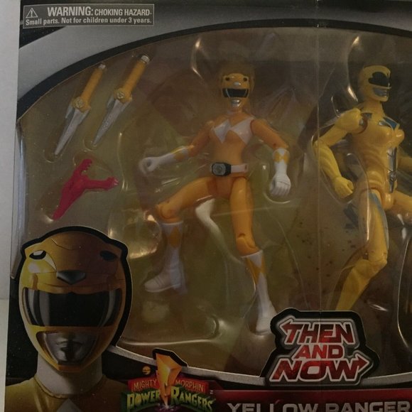 Power Ranger | Toys | New Power Rangers Then And Now Yellow Ranger Two ...